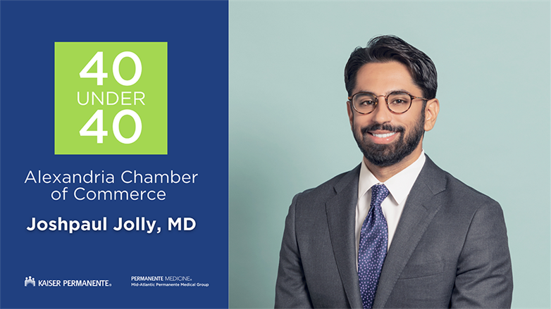Dr. Joshpaul Jolly Among Alexandria's 40 Under 40 in 2023
