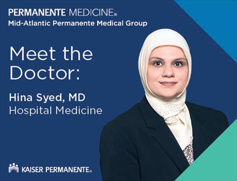 Meet the Doctor: Hina Syed, MD